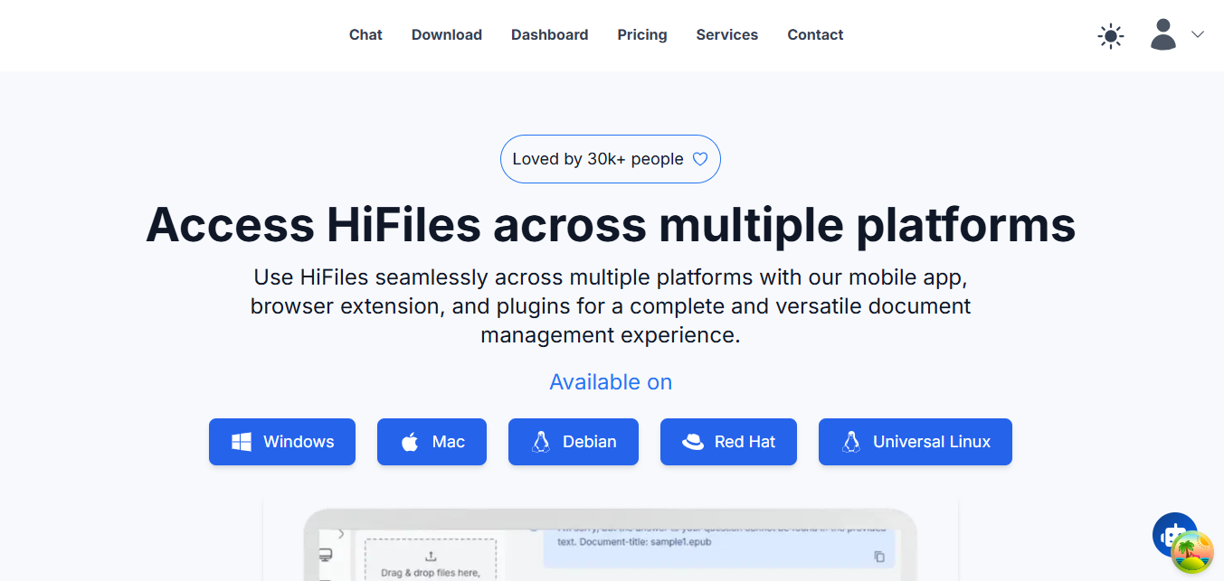 Download HiFiles Desktop App - AI Document Assistant, Files Chat